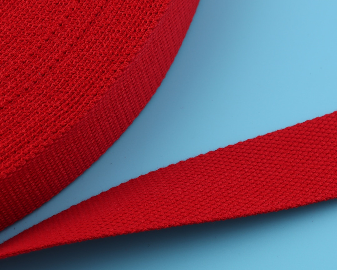 Red Cotton Webbing: 1.5'' Twill Tape, Leash & Strap Material - Etsy UK