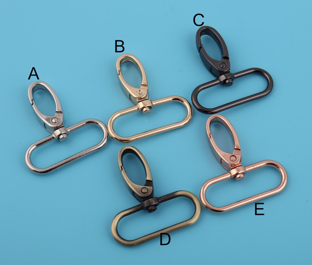 Metal Swivel Snap Clasp (38mm): Purse Strap Clip, Bag Hardware - 2-4-10 ...