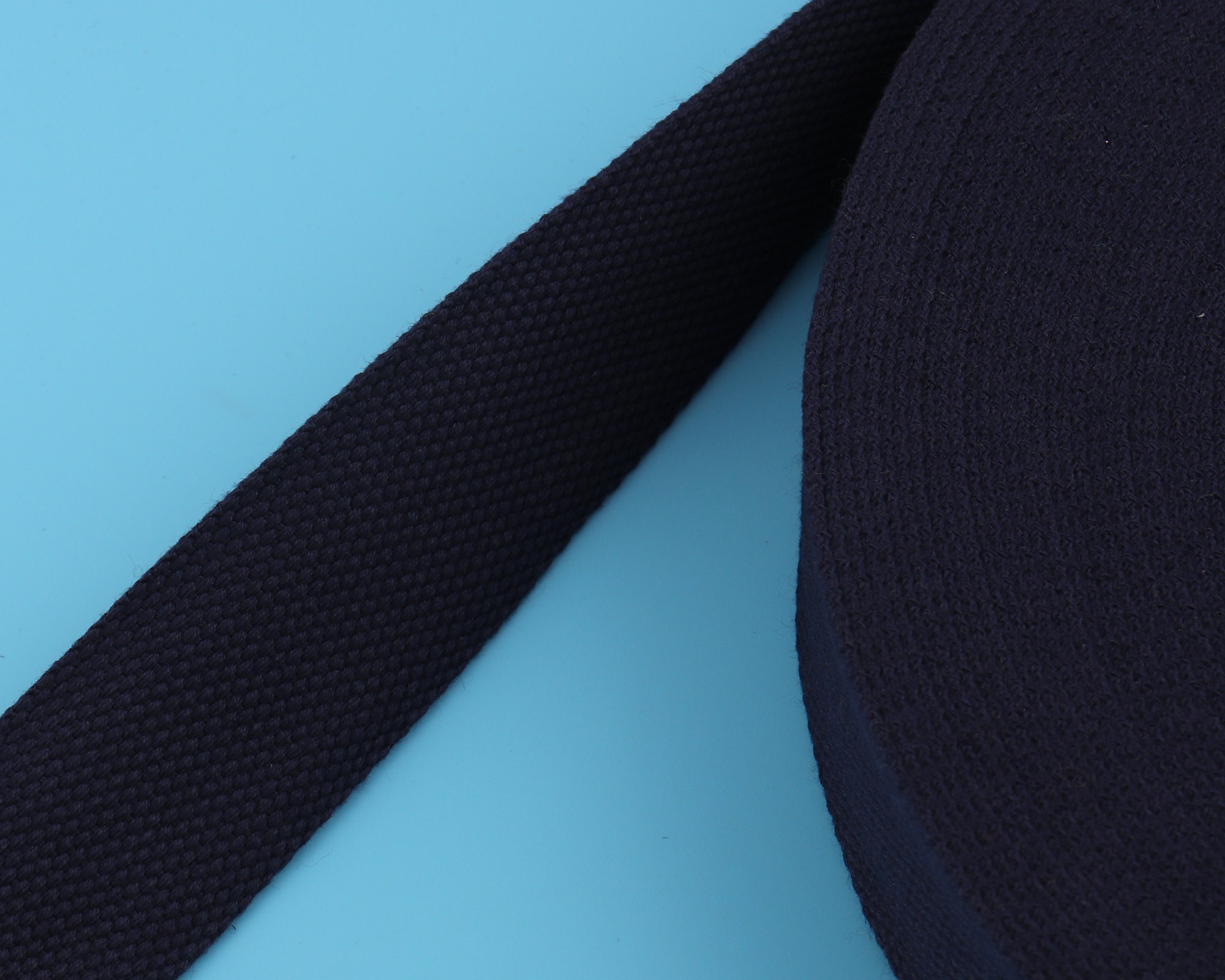 1.538mm Width Navy Blue Cotton Webbing Leash Webbing Belt | Etsy