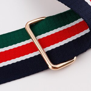 250mm Wide Stripe Adjustable Purse Strap With Trigger Clip Shoulder Bag ...