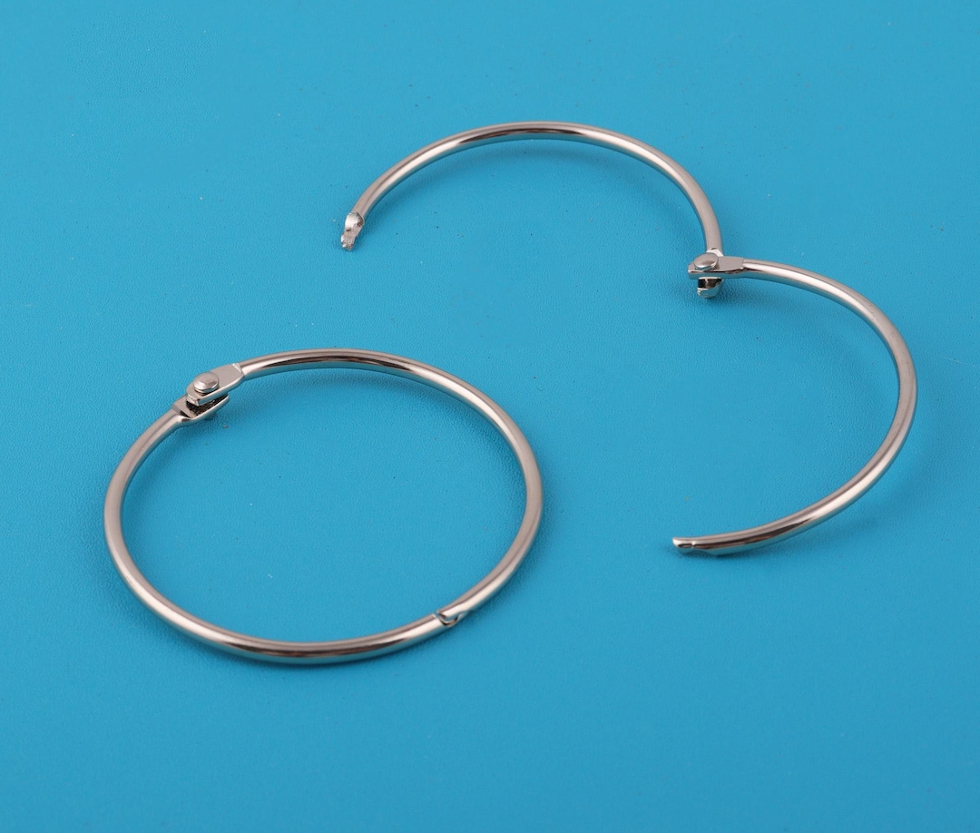 Silver Metal Binding Rings: 69mm Split Book Binder Rings - Etsy