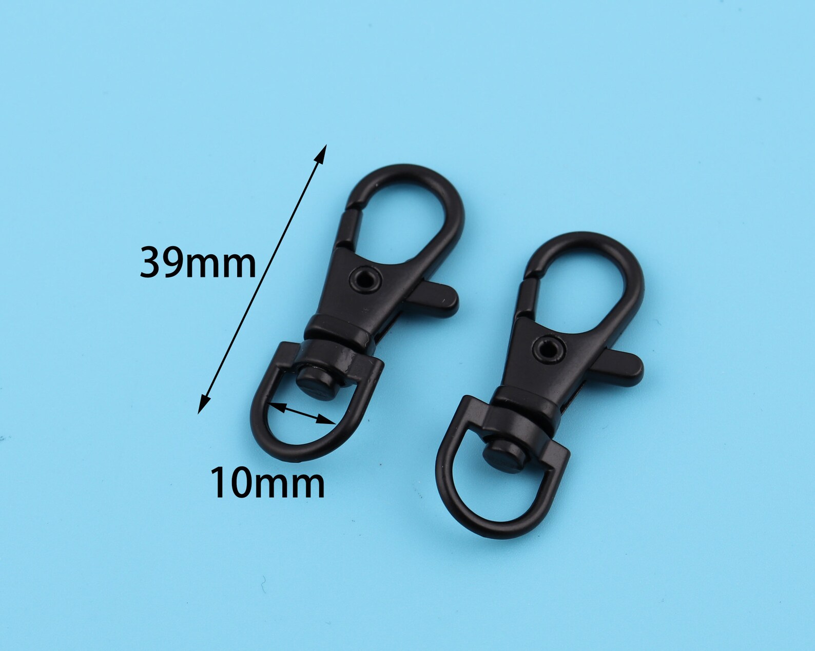 3/8 10mm Inner Matte Black Trigger Snap Clip Metal - Etsy