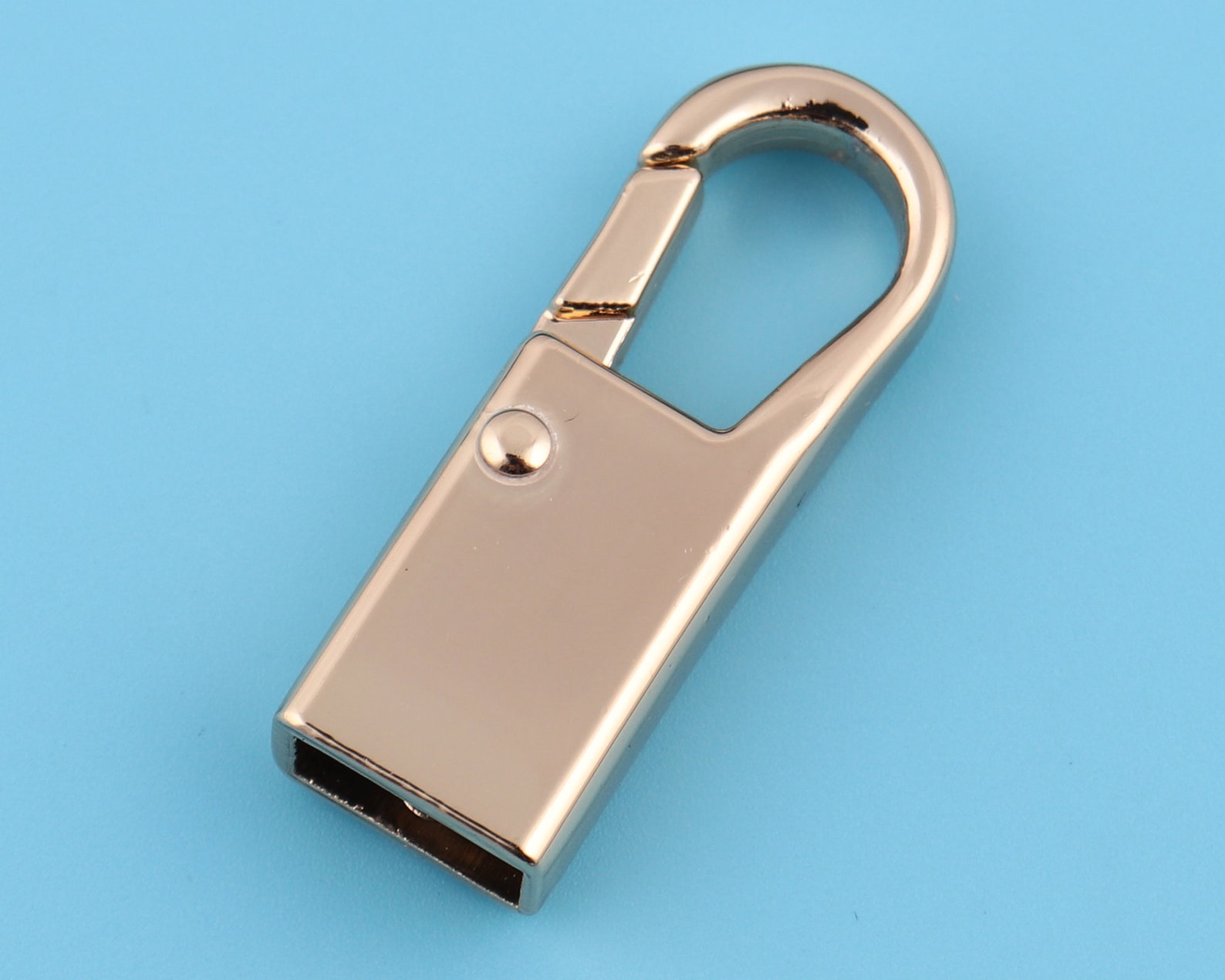 3/8" Flat Rope Webbing Strap End Snap Hook: Alloy Cord Clasp - Choose ...