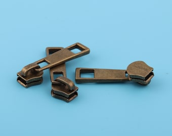 5 Alloy Zipper Heads Metal Teeth Head Slider Zipper Heads Clothing ...