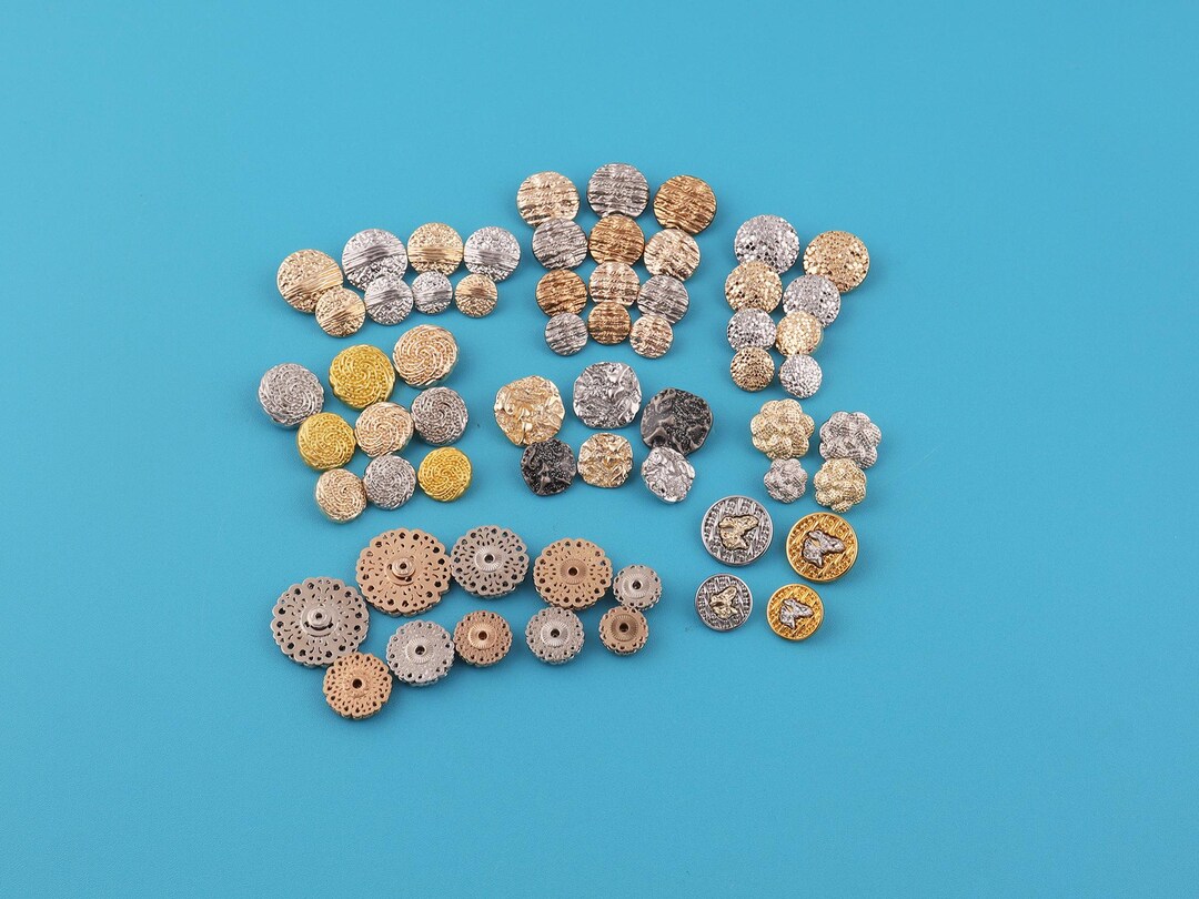 Metal Buttons : Packages of Buttons Costume Embellishment, for Sewing ...