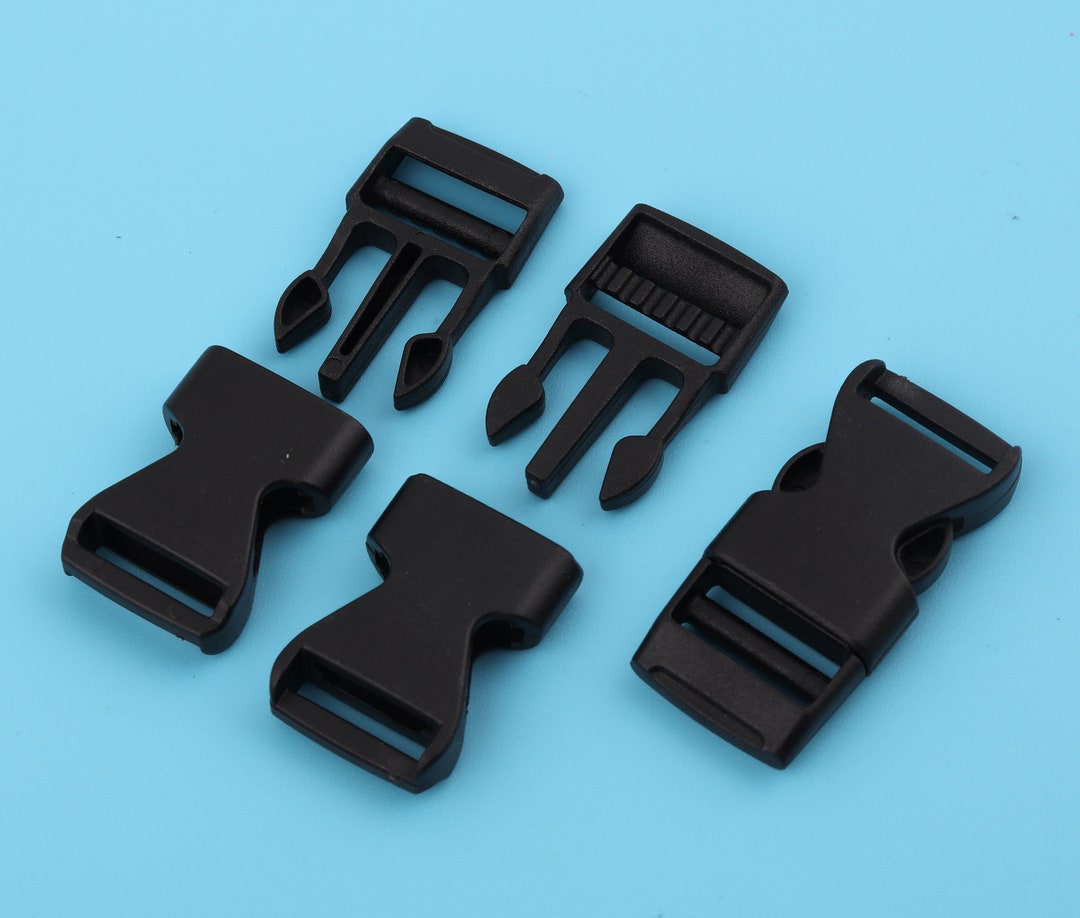 5/8"(16mm Inner) Plastic Side Release Belt Buckle Quick Release Slide ...