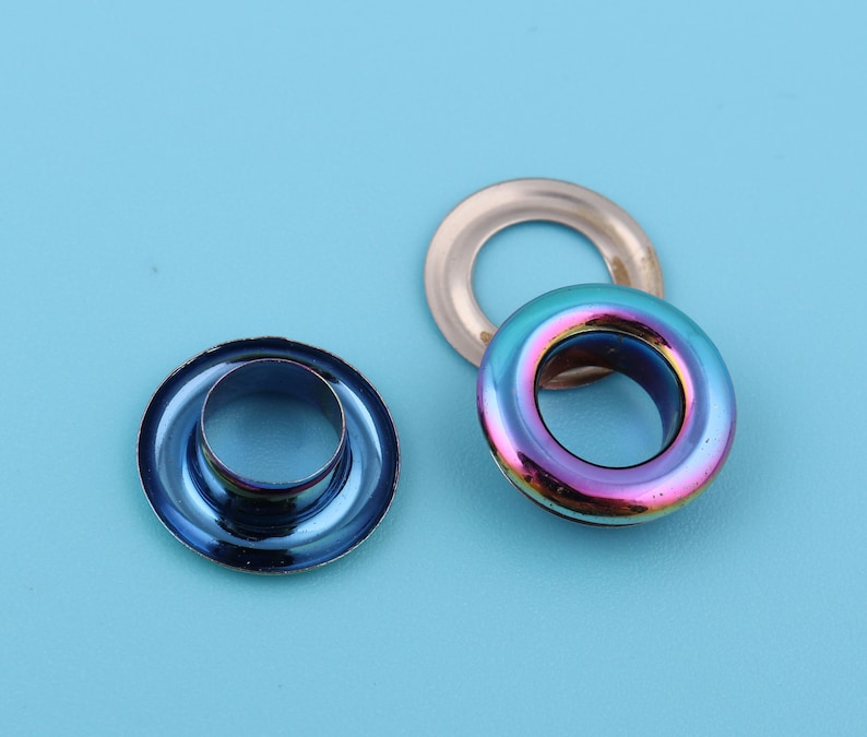 Rainbow Metal Eyelet Grommets With Washers: 8-14mm DIY Craft Supplies ...