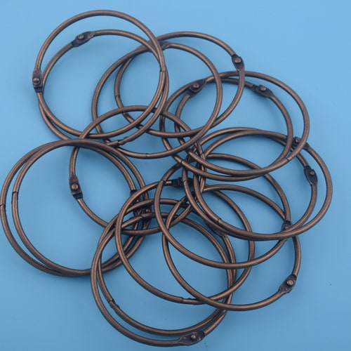 88mm Outer Antique Brass Binding Rings Hinge Sleepers Split - Etsy