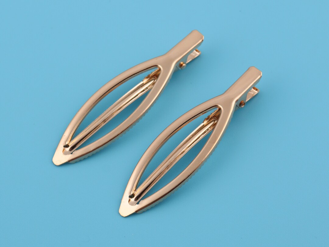 4-10PCS Golden Metal Hollow Hair Clip Bow Hair Pin Side Clip Bangs Clip ...