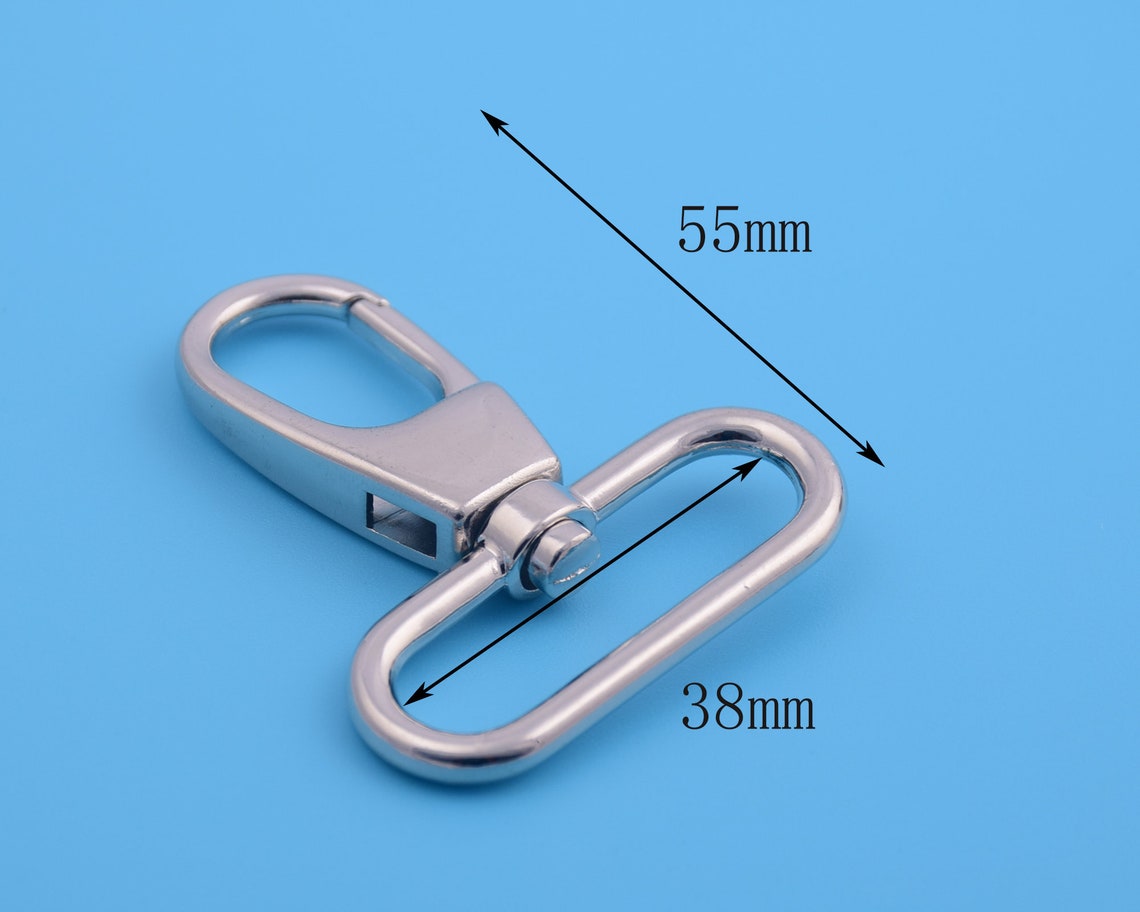 1.538mm Inner Silver Swivel Snap Hooks Webbing Strap | Etsy