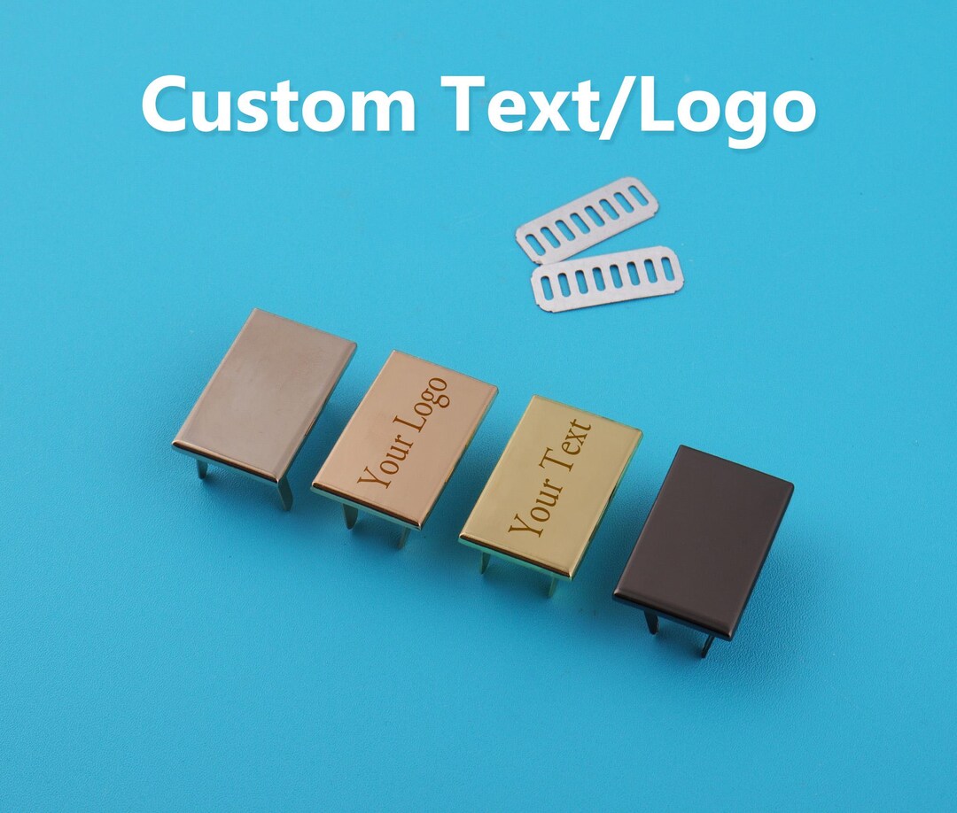 Custom Laser Engraved Bag Labels, Metal Purse Tags (25x40mm) - Etsy