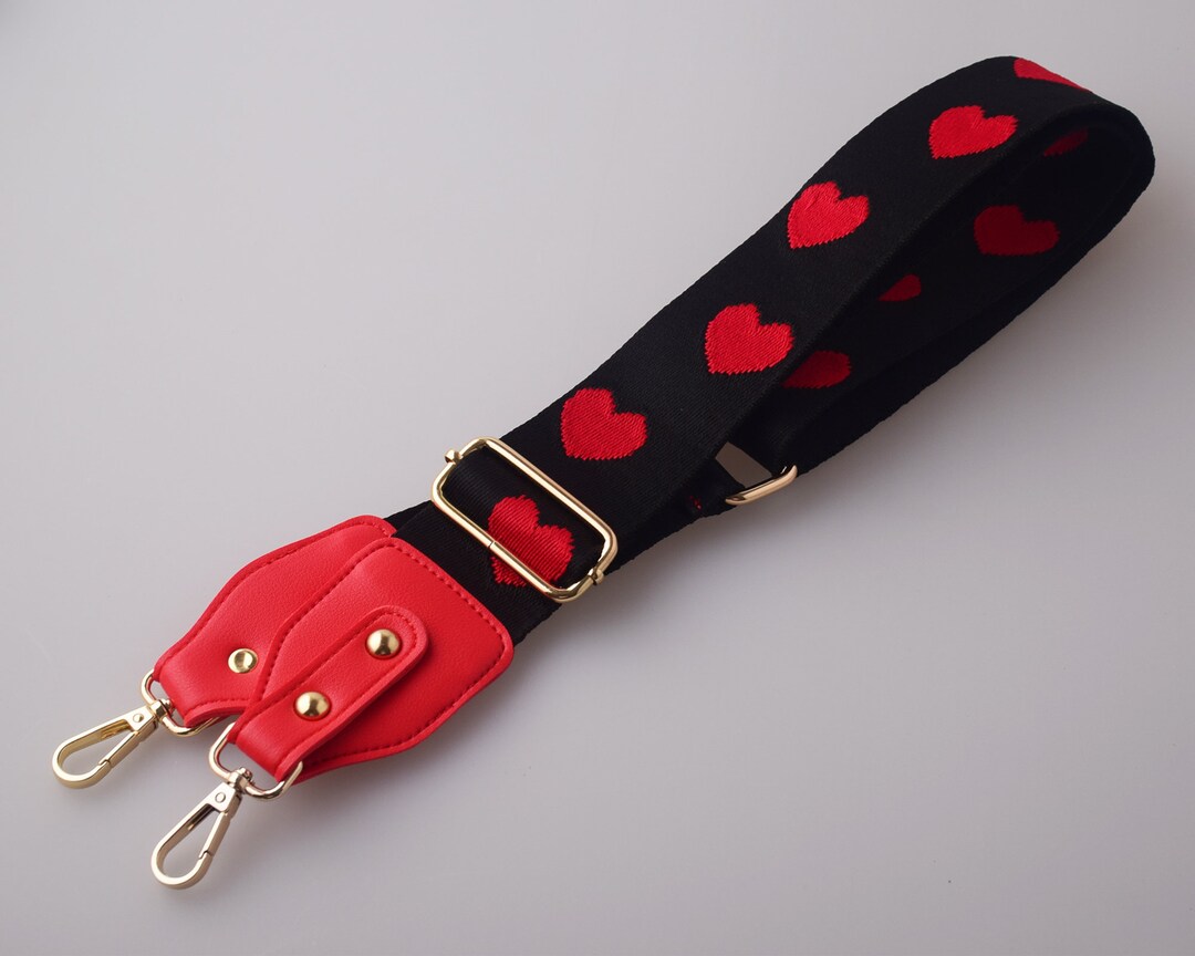 Red Heart Webbing Adjustable Bag Strap: Fashion Replacement Shoulder ...