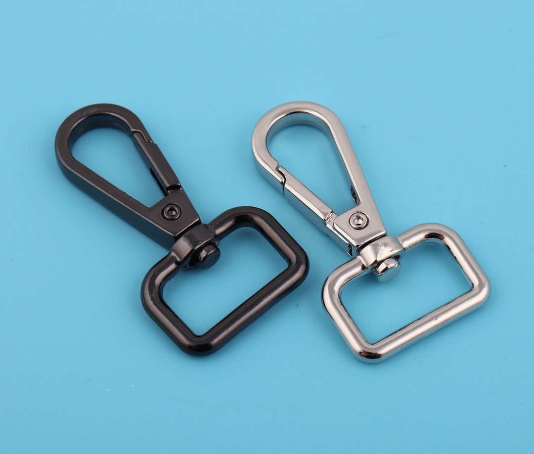 Metal Swivel Lobster Clasp, Gun Black or Silver (20mm, 4-10 PCS) - Etsy