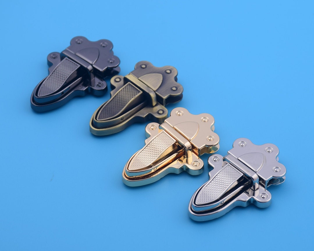 4160mm Metal Push Bag Clutch Lock Closure Latch Push Clutch Snap Lock ...