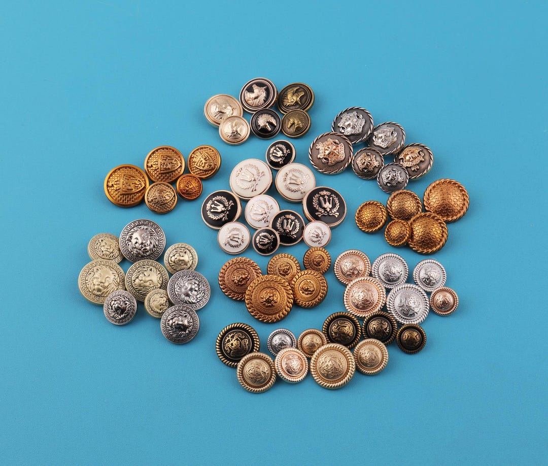 Metal Buttons : Various Types and Styles of Buttons, Fashion Coat ...