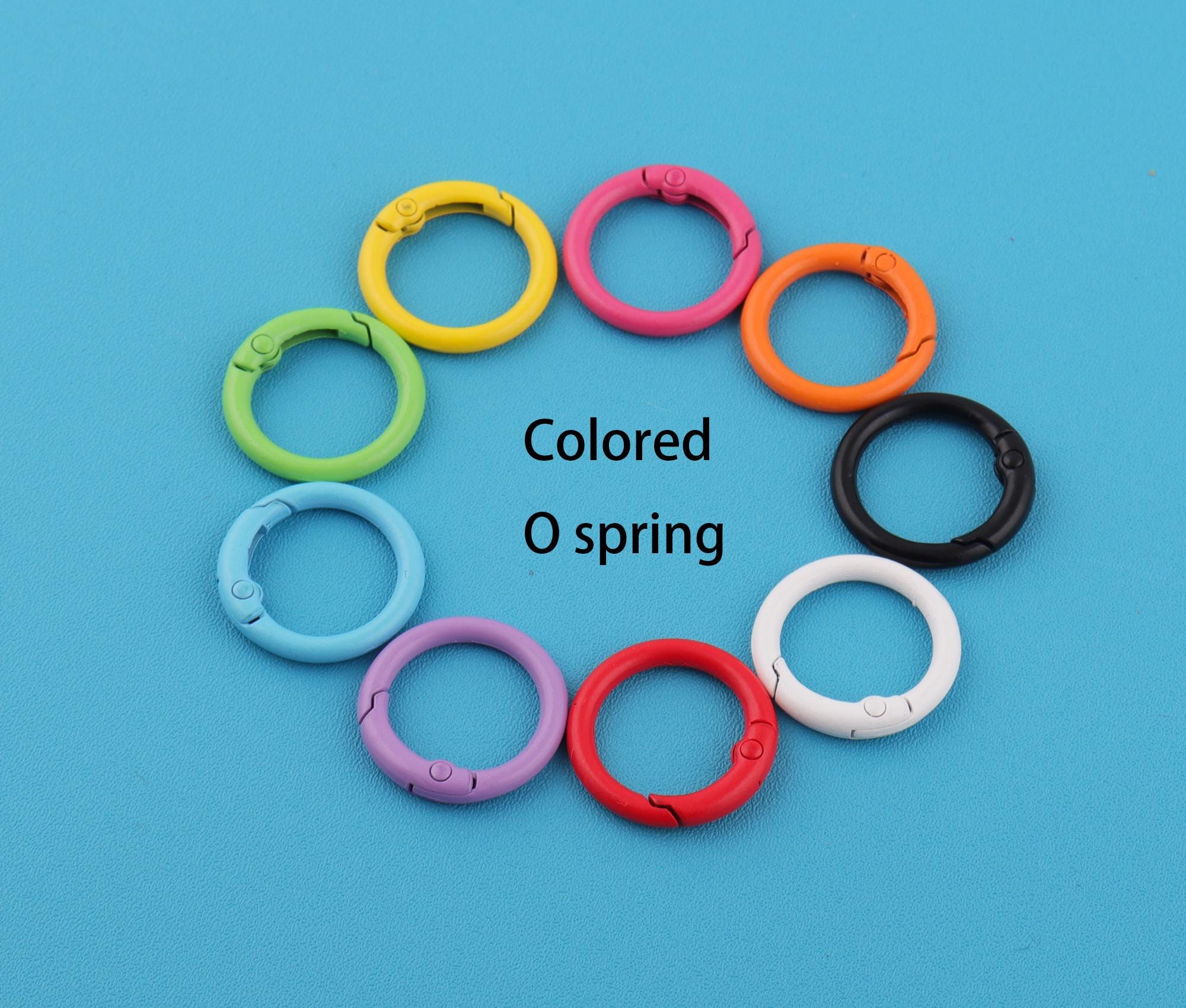 Assorted Color Metal Spring O Rings: DIY Keychain Purse Accessories - Etsy