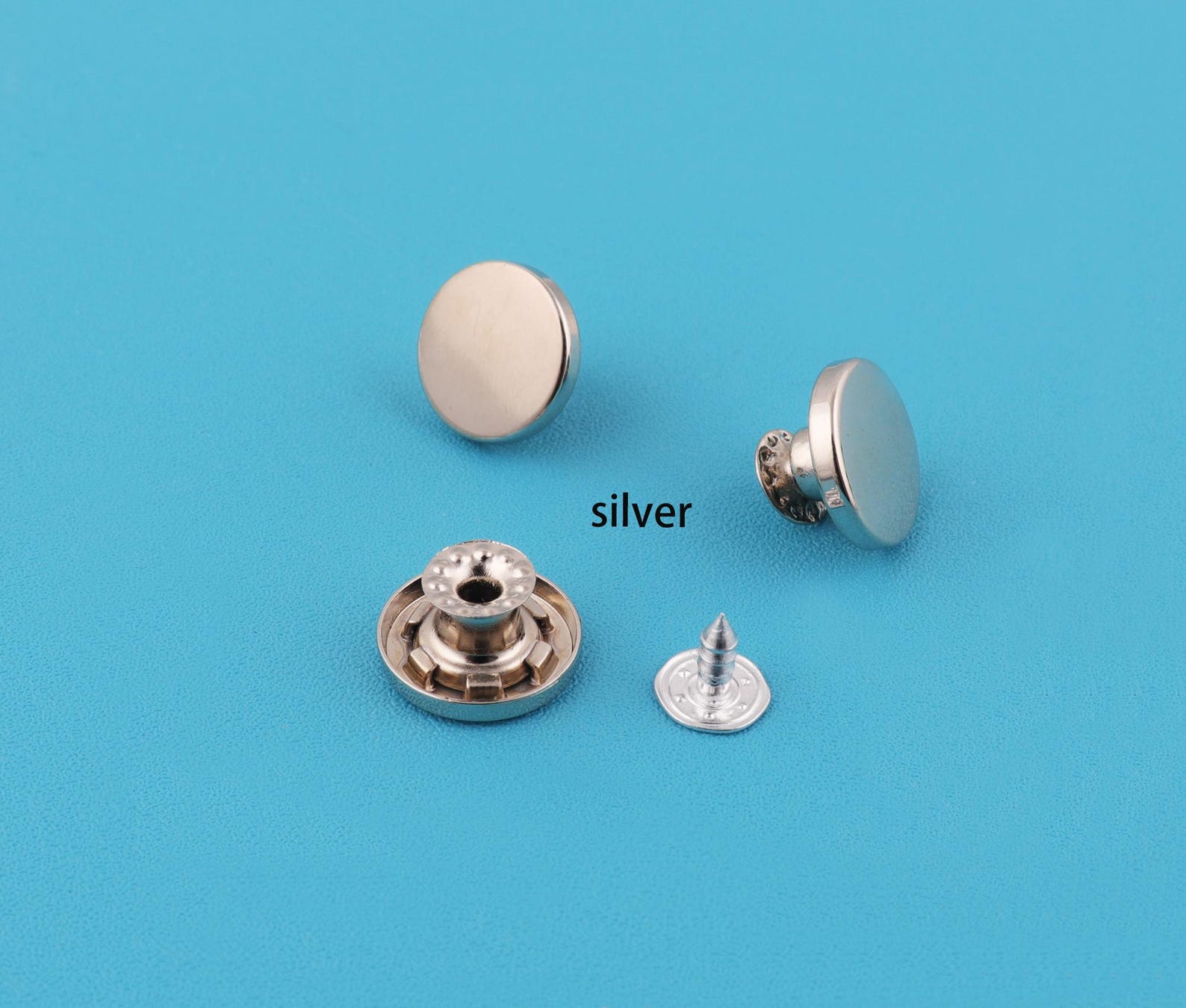 Custom Brand Logo :15mm Personalised Custom Buttons Leather Craft ...