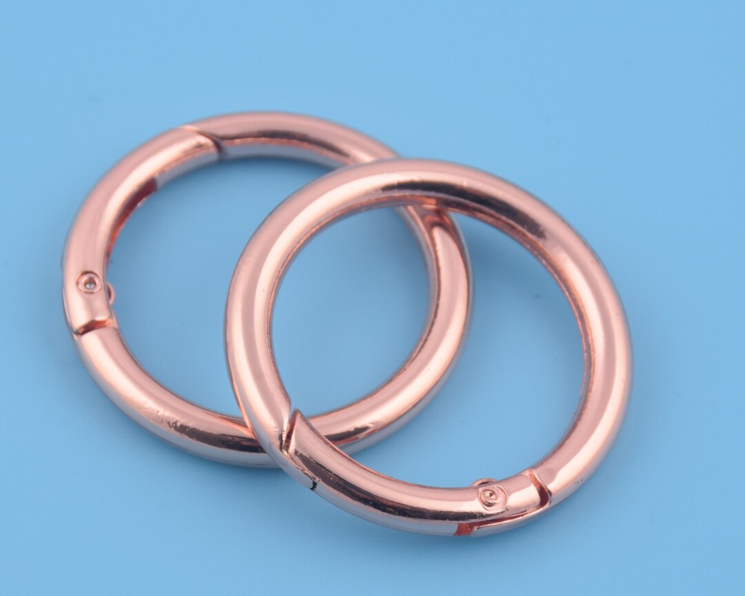 Rose Gold Spring O Ring: Bag Accessory Connector (32mm Inner) - Etsy