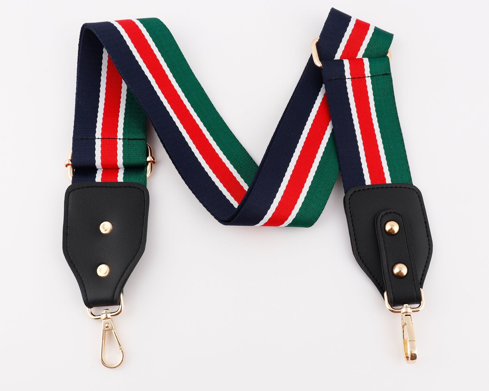 250mm Wide Stripe Adjustable Purse Strap With Trigger | Etsy