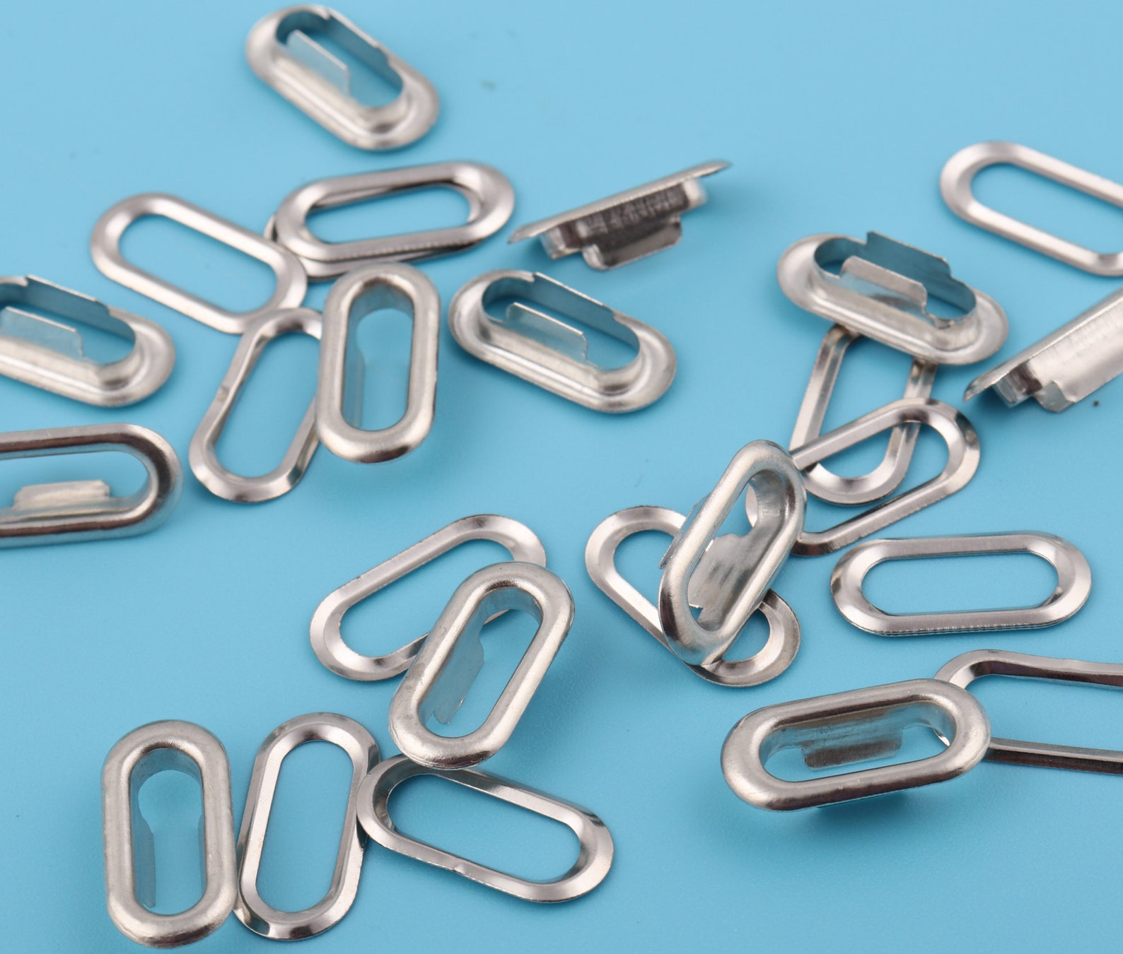15mm Inner Metal Eyelet Grommets With Washer Oval Ring Grommets Eyelet ...