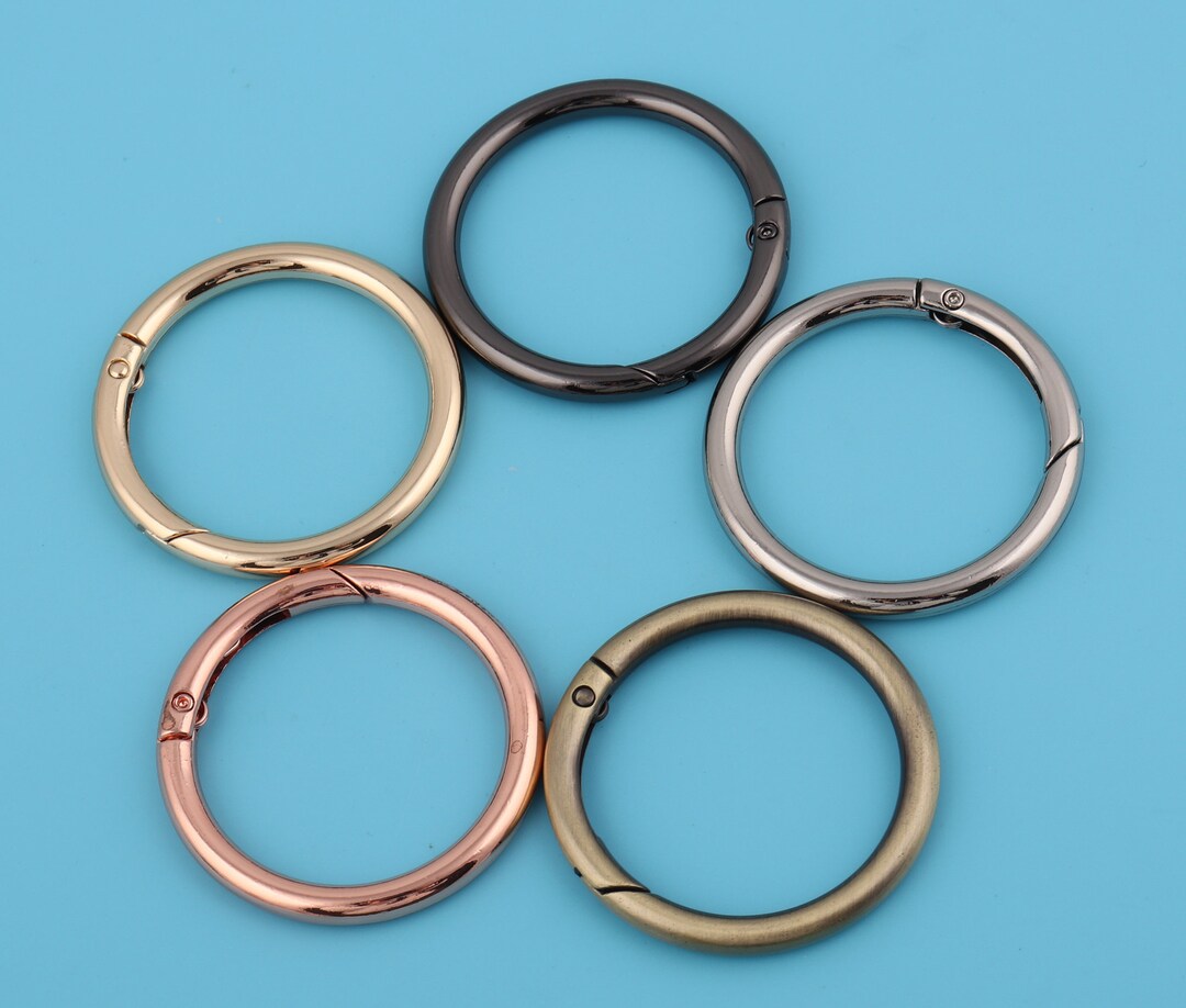 1.5"(38mm) Spring O Ring Push Gate O Ring Bronze/silver/light Gold/gun ...