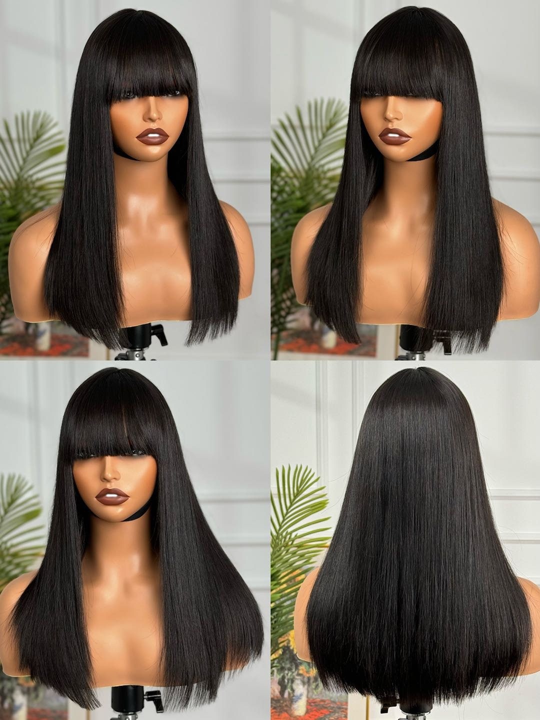 Glueless SDD Bone Straight Peruvian Unprocessed Virgin Human Hair None ...