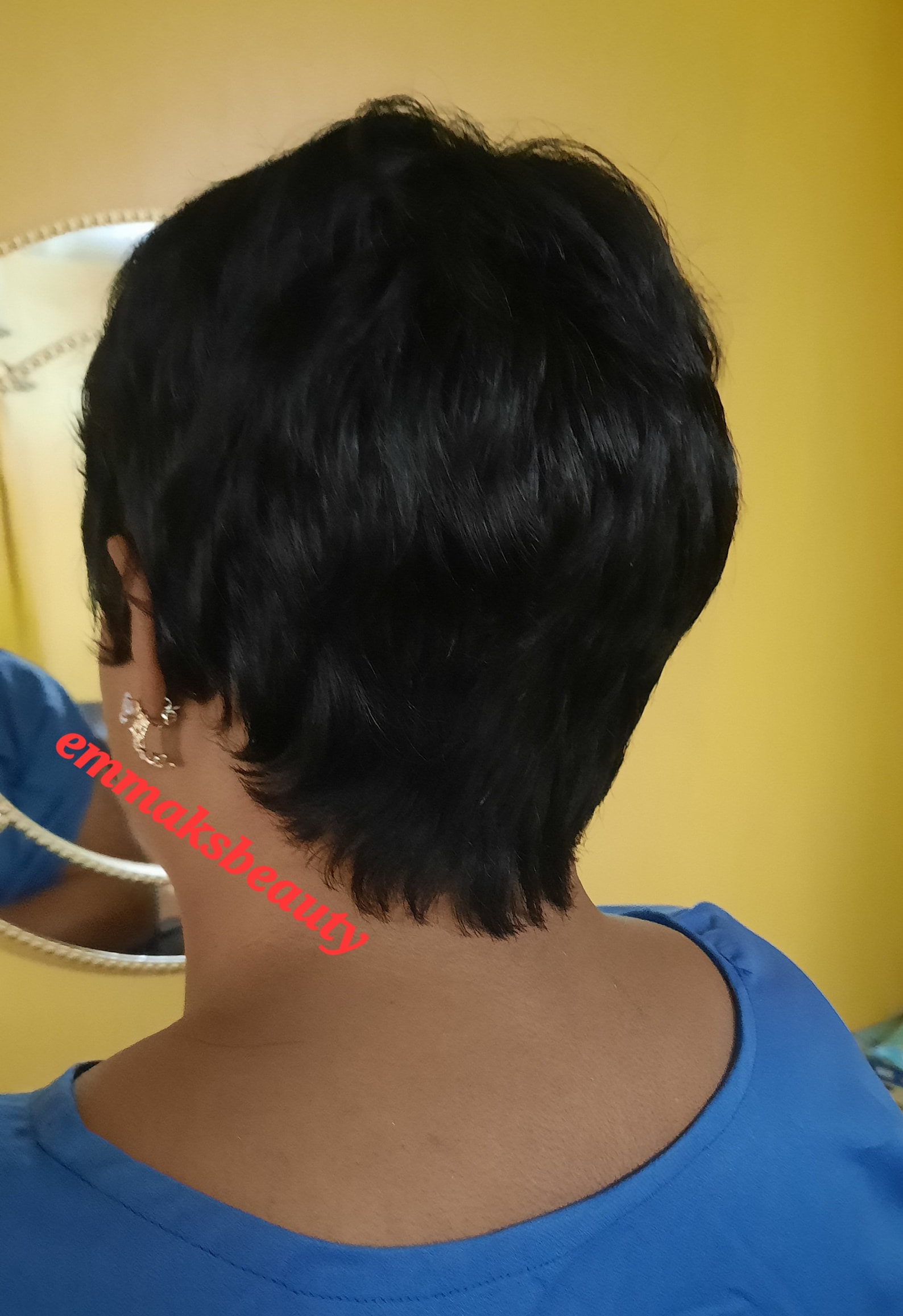 Virgin Brazilian Pixie Cut Human Hair Short Wigs - Etsy