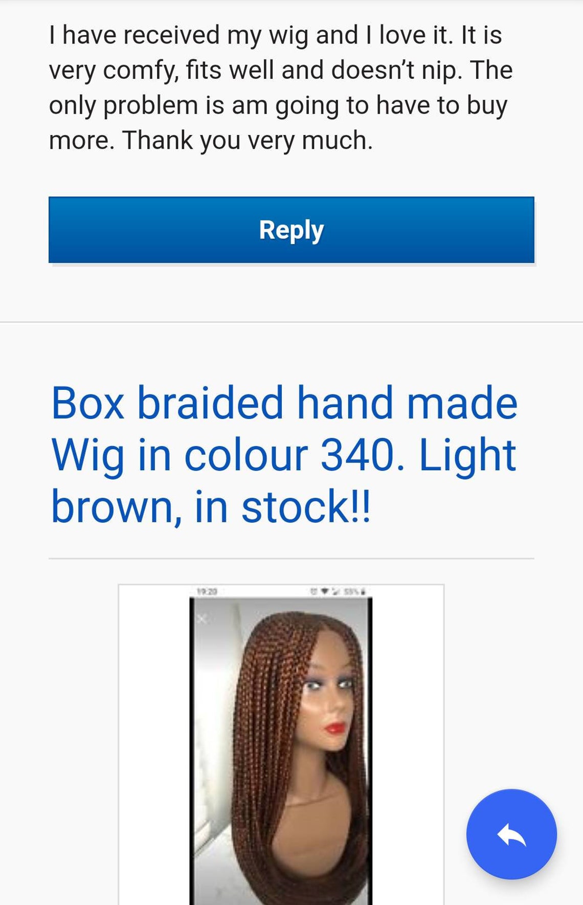 Middle Part Box Braided Wig - Etsy