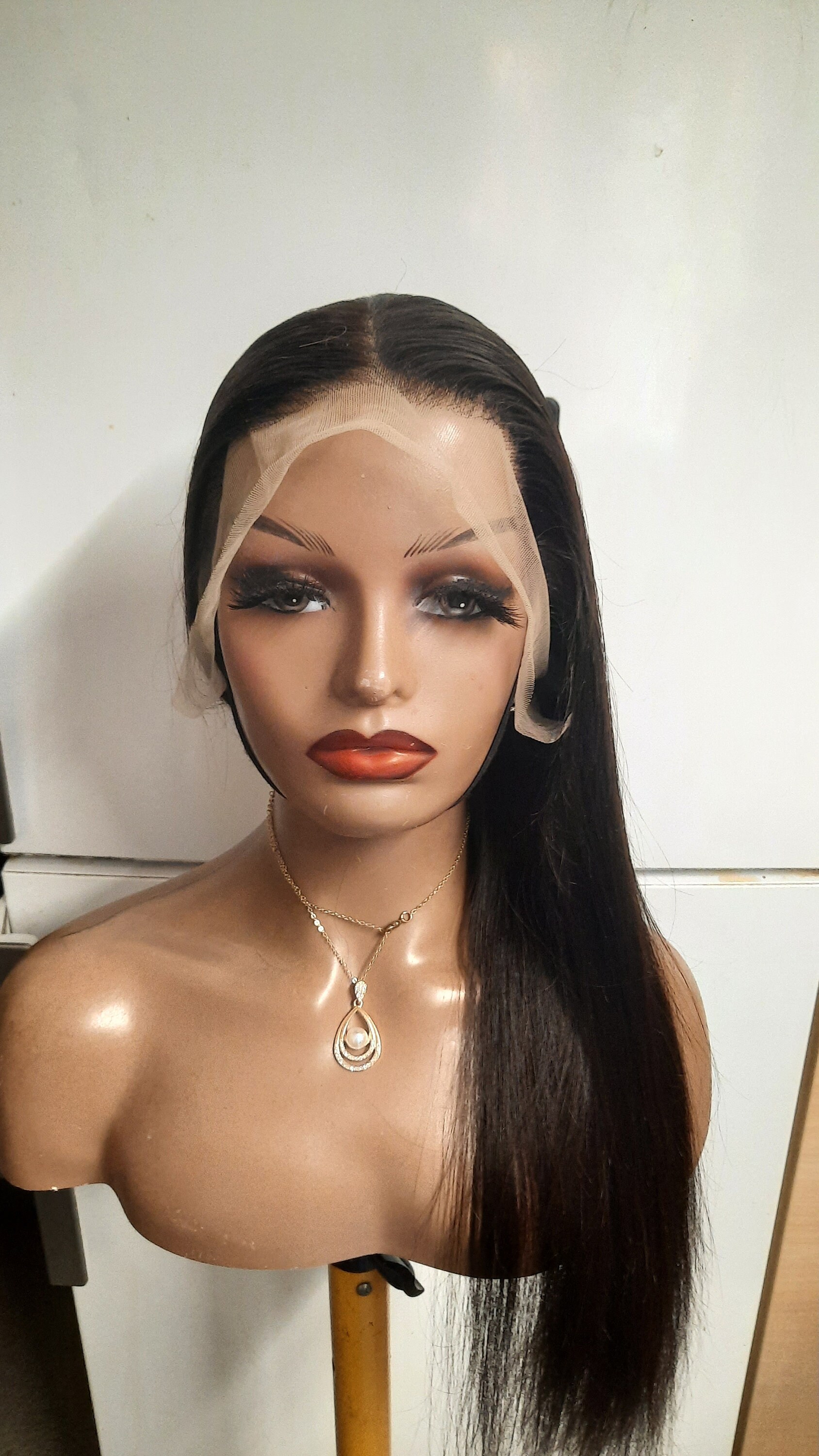 Virgin Unprocessed Peruvian Human Hair Transparent Lace Frontal Silky ...