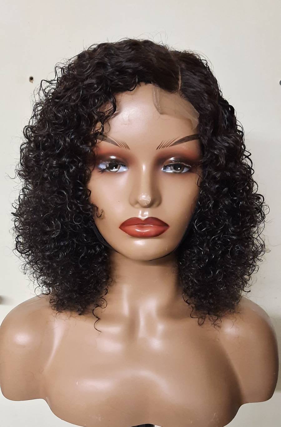 7A Grade 100% Human Hair Curly Wig in 14inches - Etsy