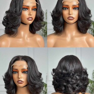 Layered Glueless Peruvian Human Hair 4x4 Lace Closure 12nches - Etsy