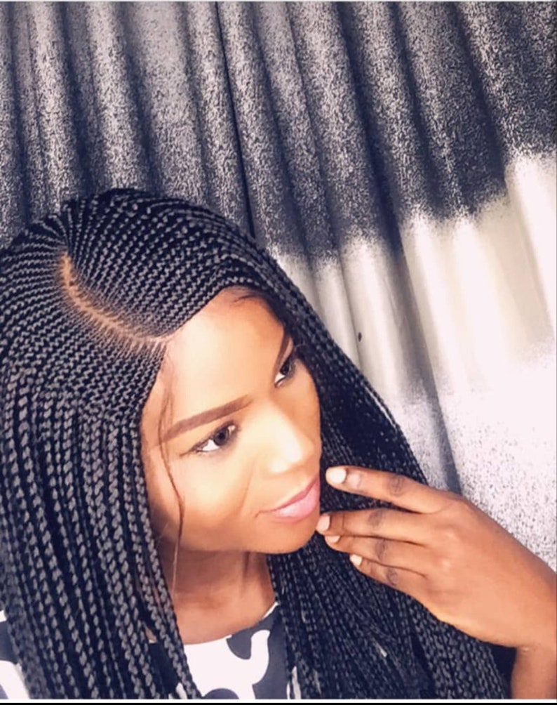 Ready to Ship Handmade C_ Part Ghana Braided Lace Front Wig - Etsy