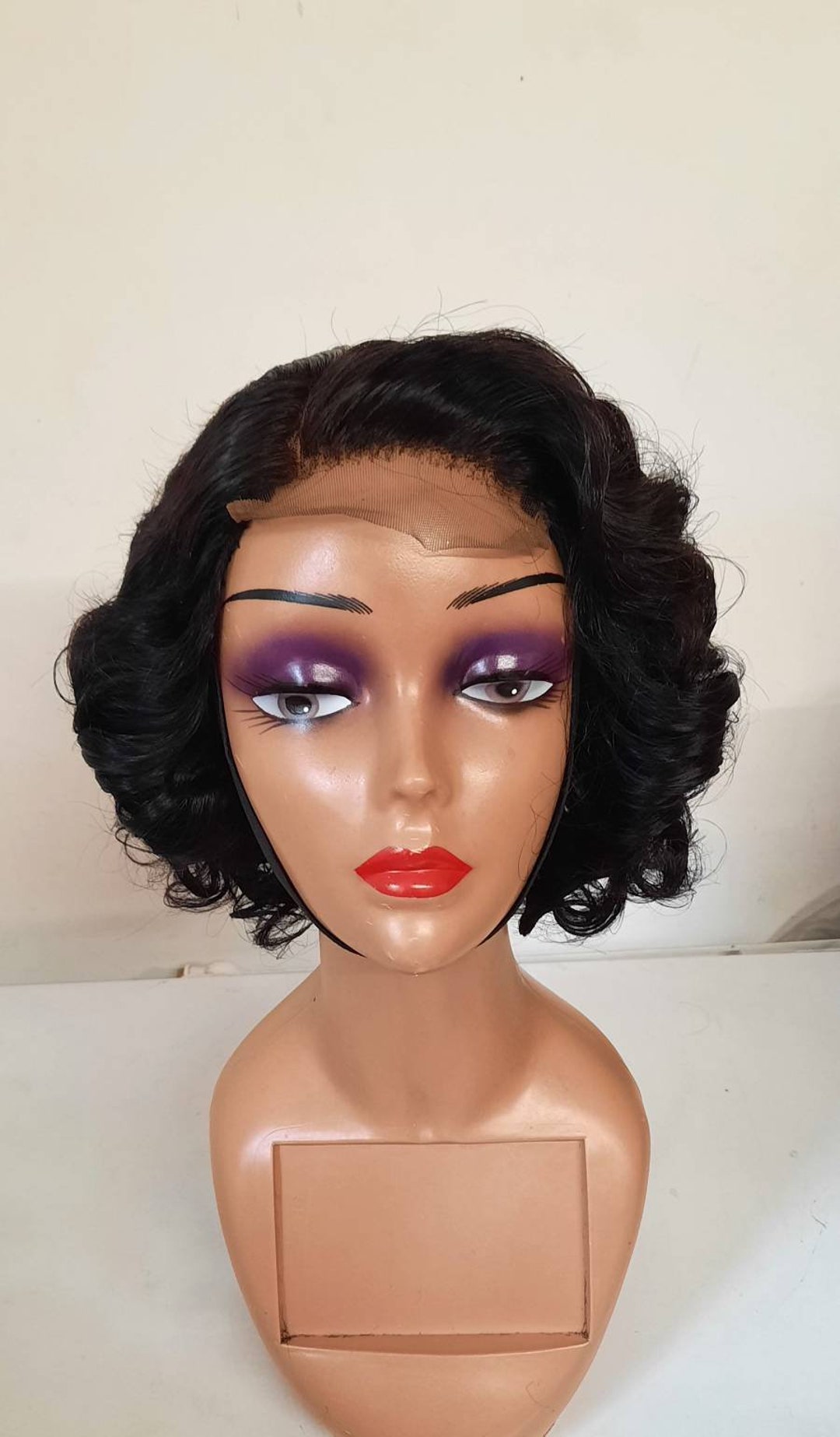 Glueless High Quality Virgin Unprocessed Peruvian Raw Human Hair Side ...