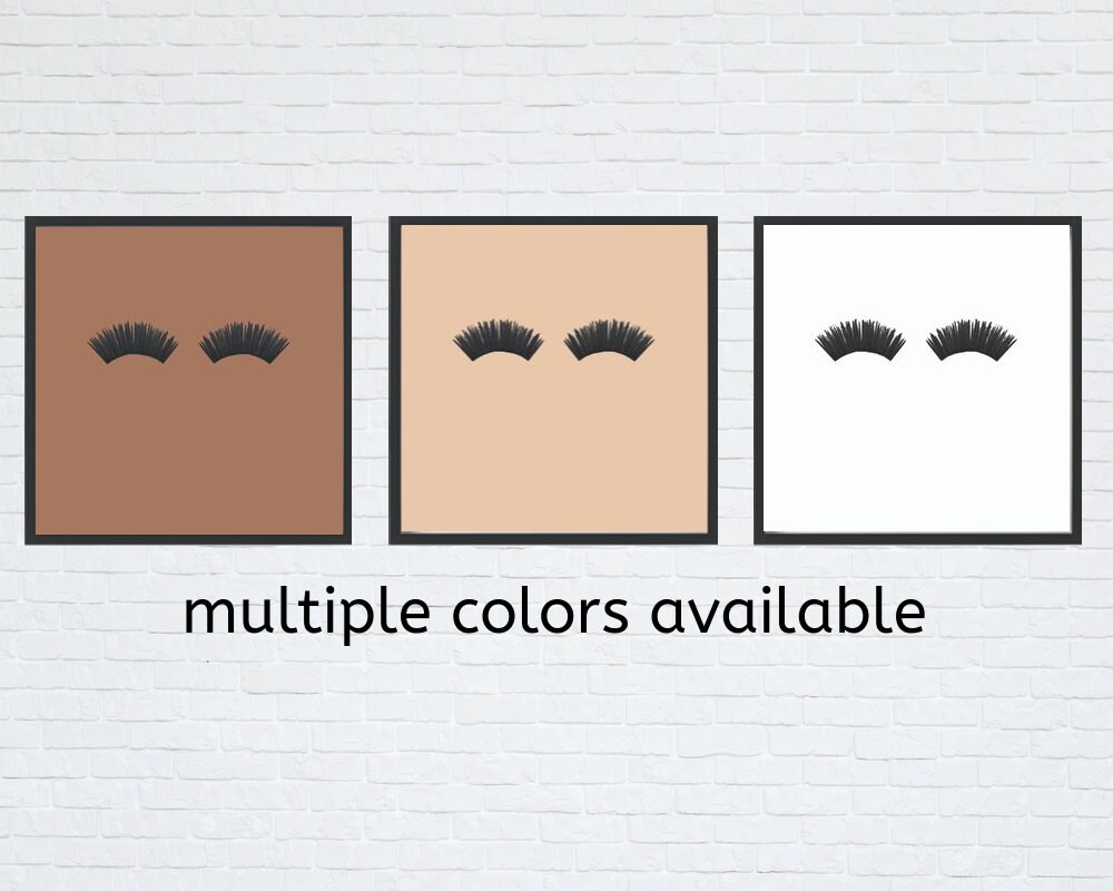 Lashes Printable Wall Art, Instant Downloadble Gift, Eyelashes Print ...