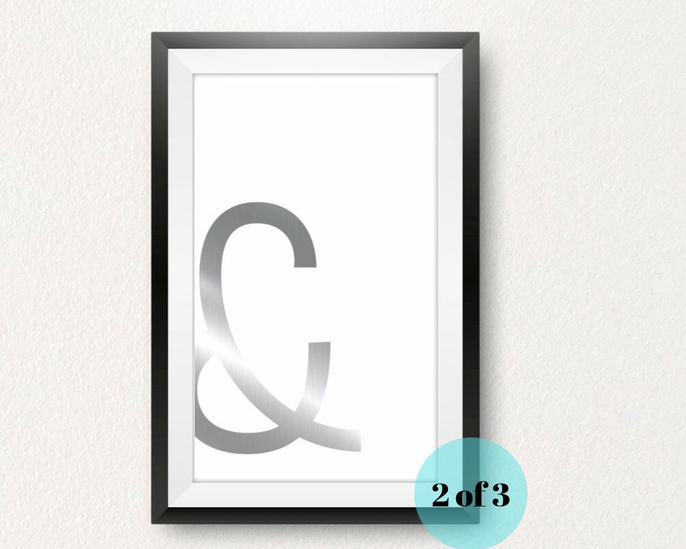 Hash & Cash 3-piece Printable Wall Art, Modern Minimalist Poster ...
