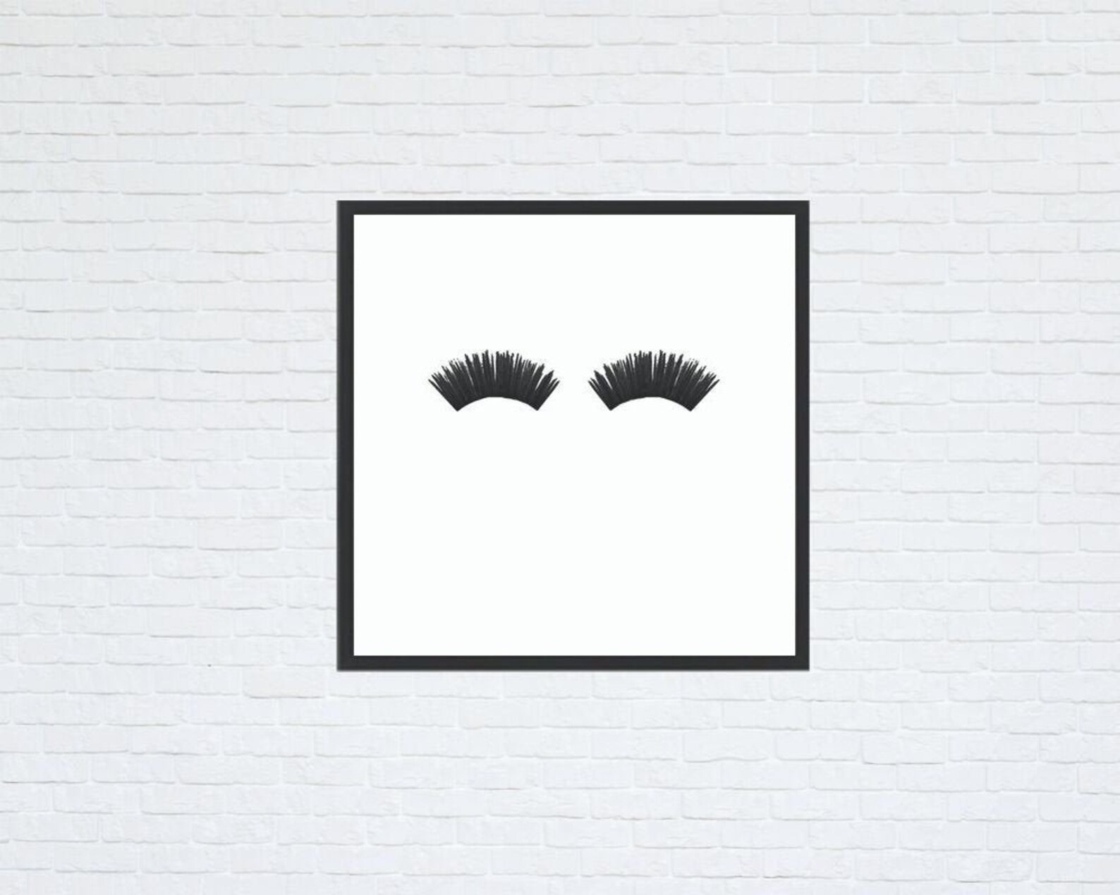 Lashes Printable Wall Art, Instant Downloadble Gift, Eyelashes Print ...