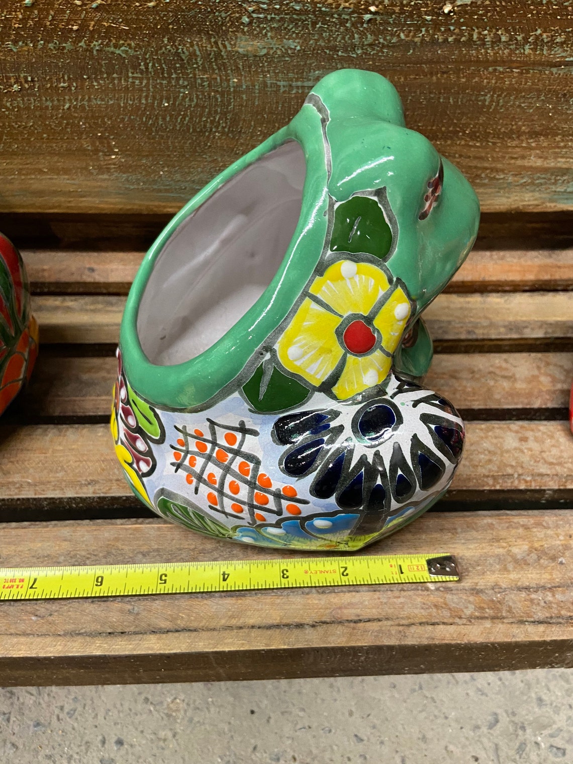 Talavera Frog Planter Frog Pot Garden Ceramic Pots Indoor - Etsy