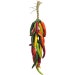 12 Mexican Chili Ristras, Ceramic Chilis Hanging Ornaments, Pepper ...