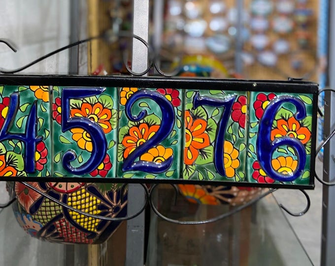 5 Tile Address Frame | Plaque Stand for Ceramic Tiles * Tiles NOT ...