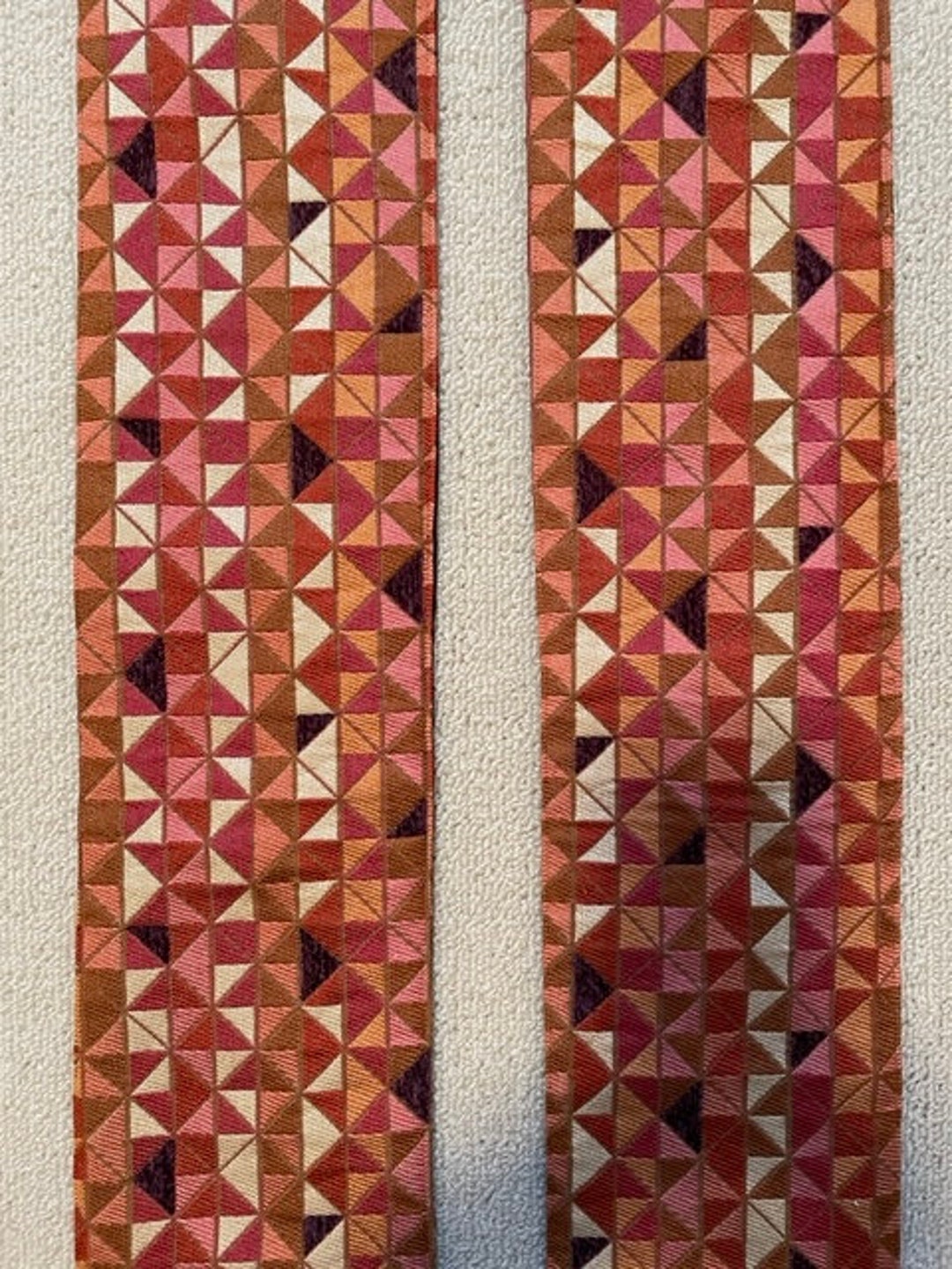 Half Square Triangles Clergy Stole, Reversible Black Stole 1210 - Etsy