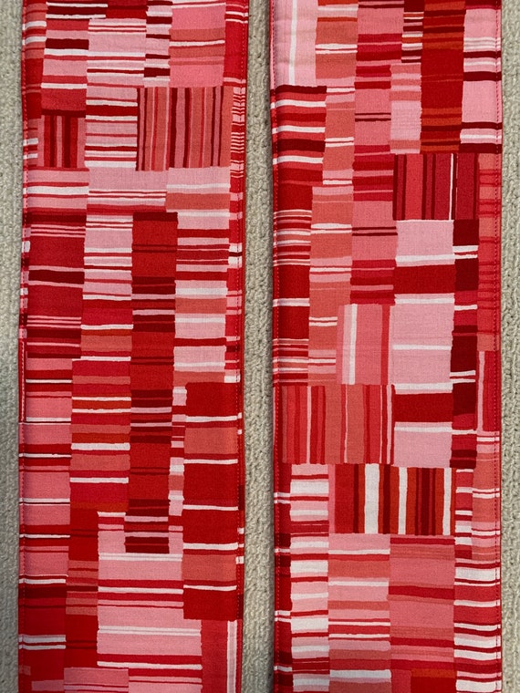 Red & Pink Chopped Stripe Clergy Stole Reversible Red Stole | Etsy