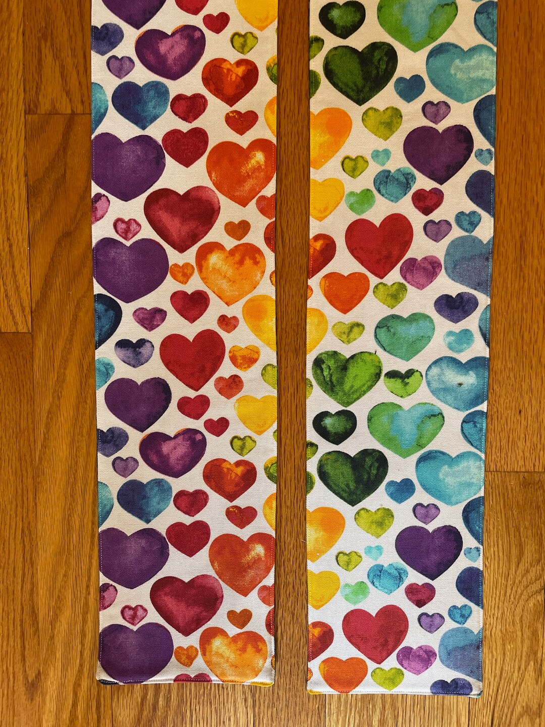 Rainbow Hearts Clergy Stole, Reversible Blue Stole #127 - Etsy