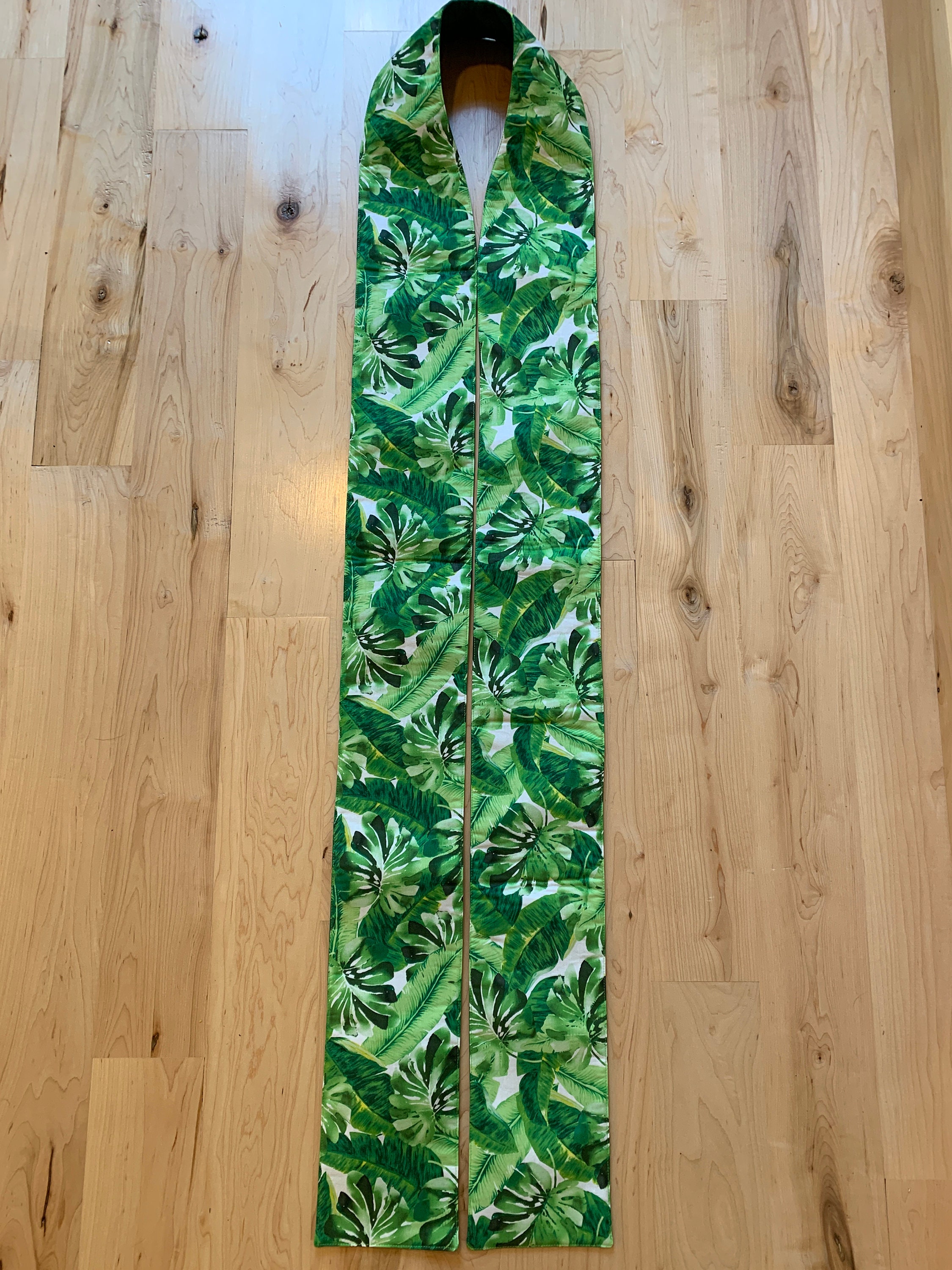 Green Tropical Leaves Clergy Stole Reversible Green Stole - Etsy