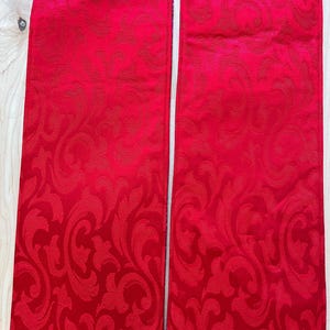 Red Stole With Flame and Dove, Reversible Purple Stole #329 - Etsy