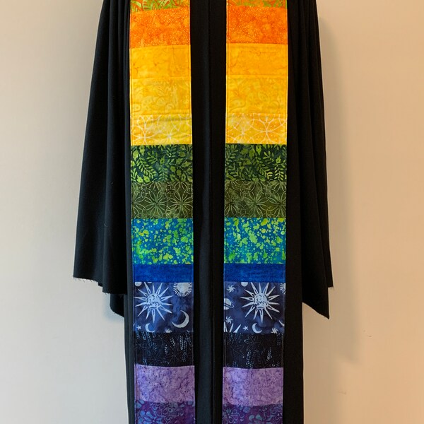 Rainbow Clergy Stole - Etsy
