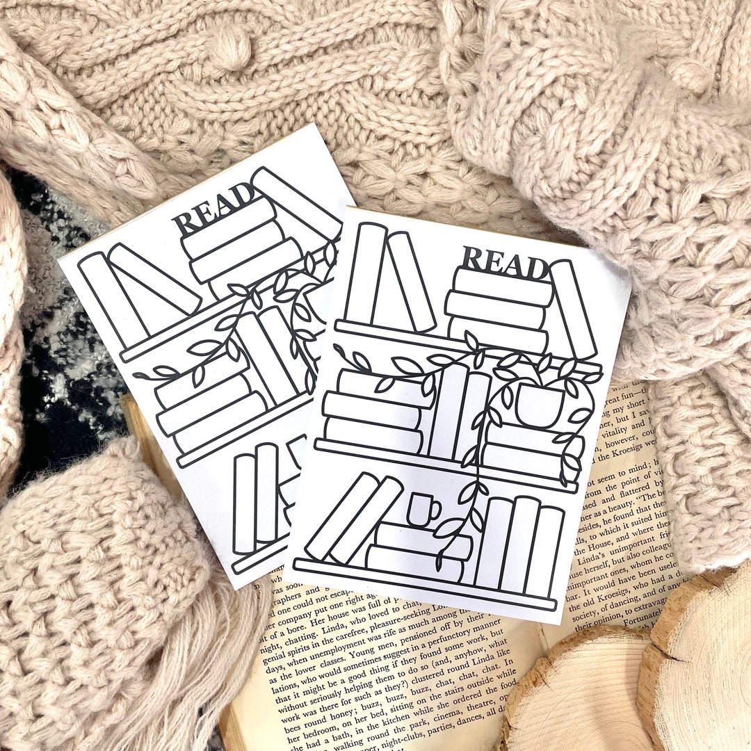 Book Tracker Reading Notepad - Etsy