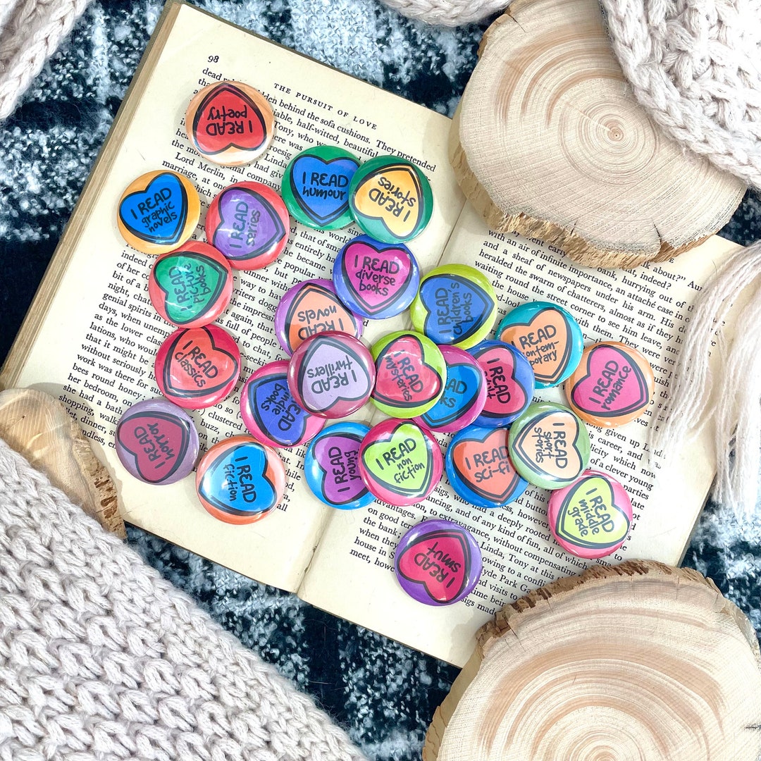 I Read … | Badges - Etsy