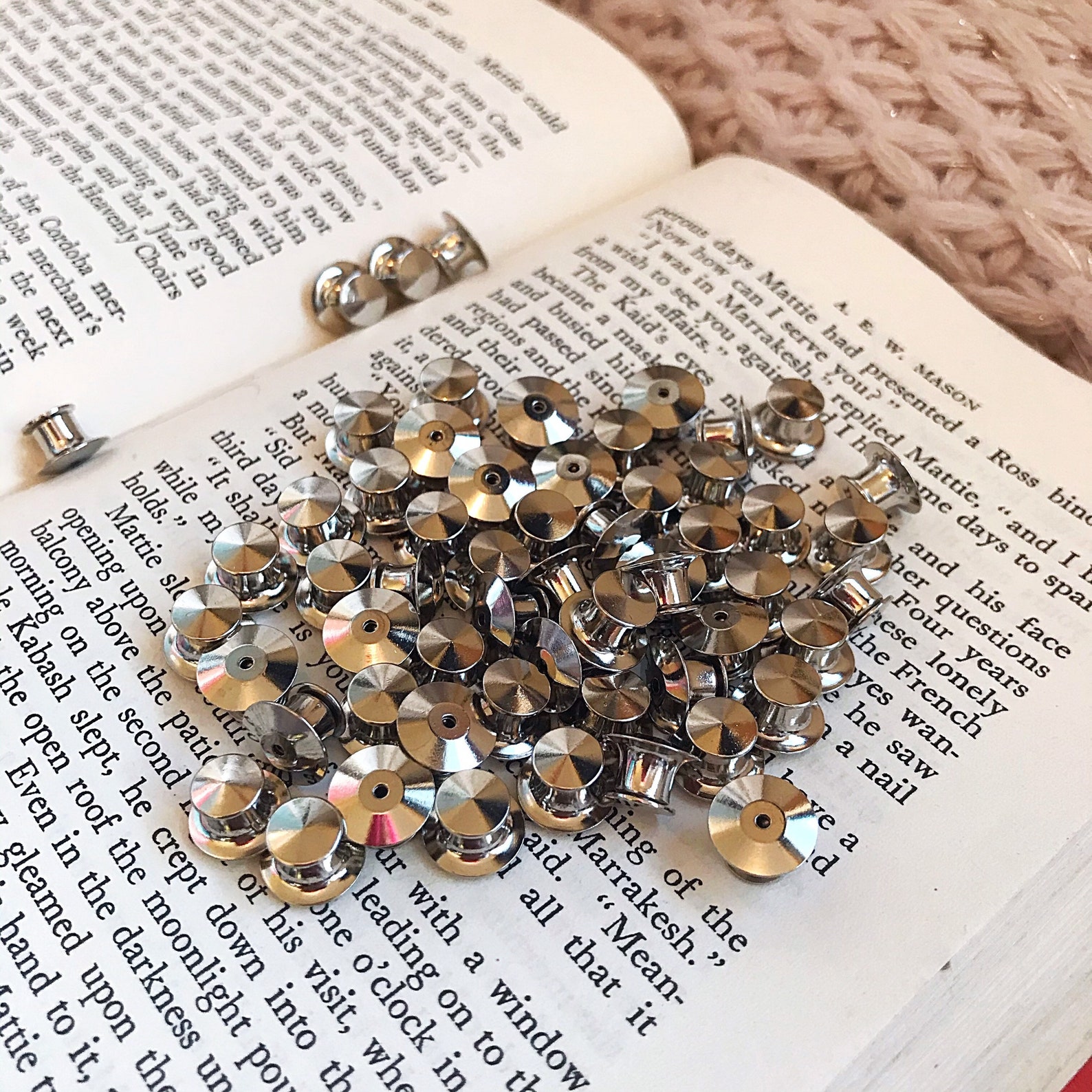 Locking Backs for Enamel Pins Silver or Gold Pin Back - Etsy