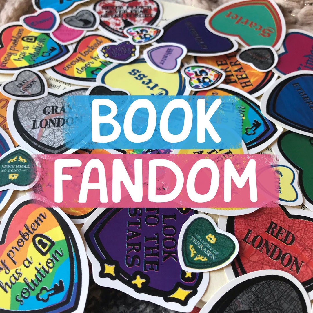 Buch Fandom Candy Heart Sticker Random Pick Mini Sticker - Etsy.de
