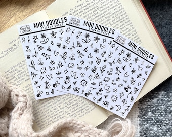 Planner Sticker Mini 1cm 54 Pcs Grapes Fruit Cute Doodle - Etsy